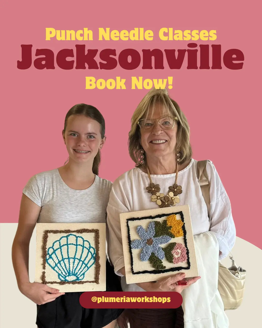 DIY Craft Workshop in Jacksonville – Learn Punch Needle & Make Your Own Decorative Canvas ...